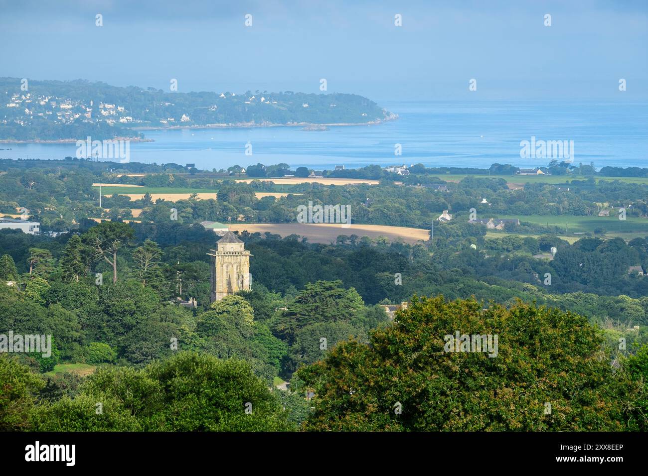 France, Finistere, Locronan, labeled Les Plus Beaux Villages de France ...