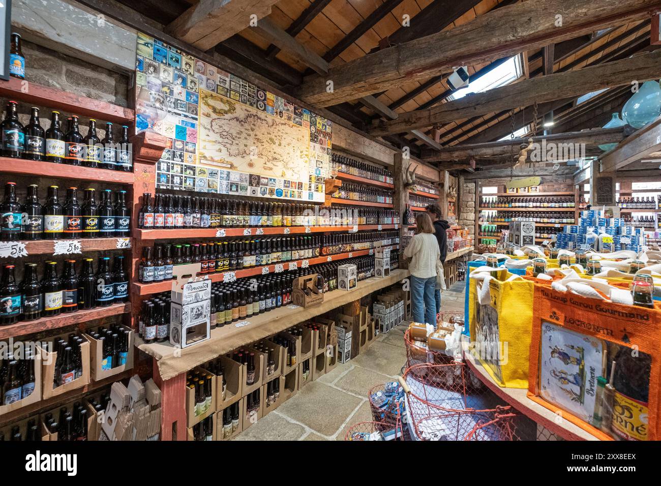 France, Finistere, Locronan, labeled Les Plus Beaux Villages de France (The Most Beautiful ...