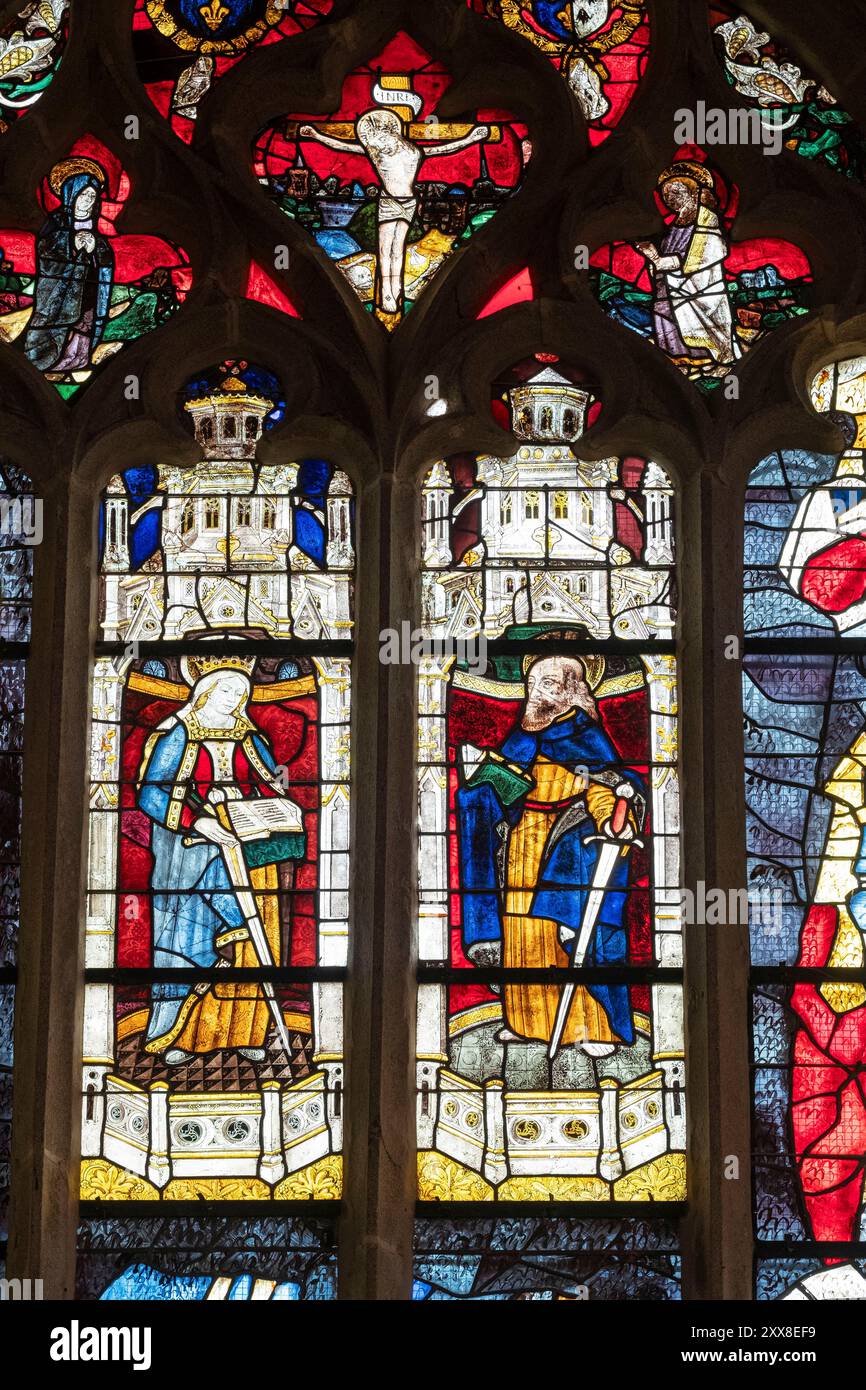 France, Finistere, Locronan, labeled Les Plus Beaux Villages de France ...