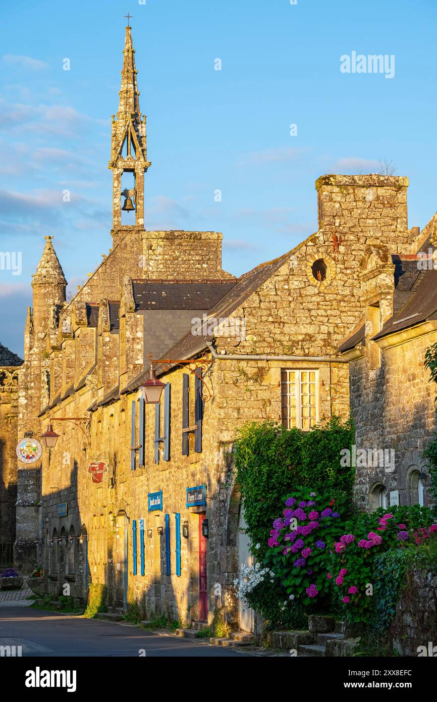 France, Finistere, Locronan, labeled Les Plus Beaux Villages de France ...