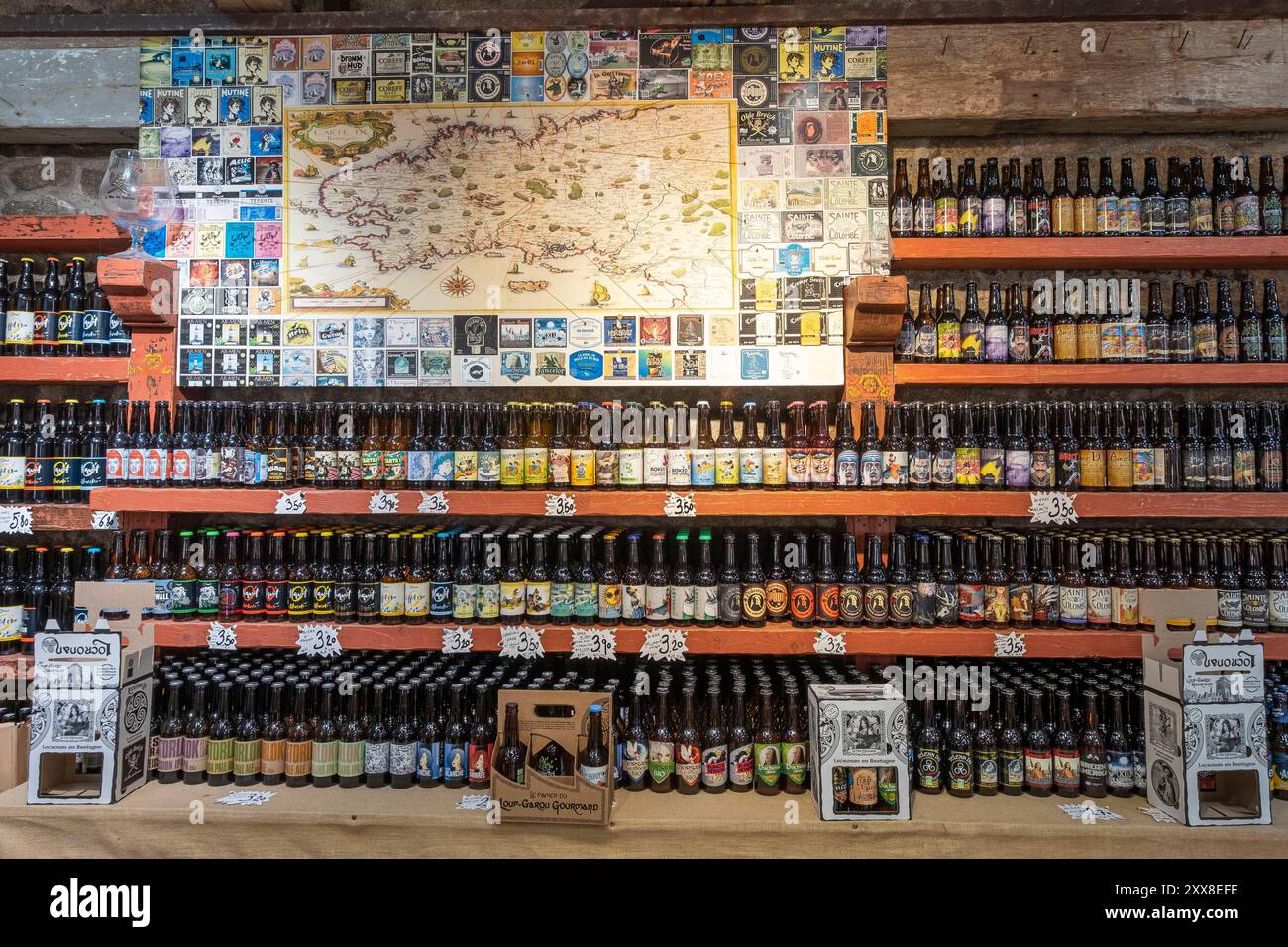 France, Finistere, Locronan, labeled Les Plus Beaux Villages de France (The Most Beautiful ...