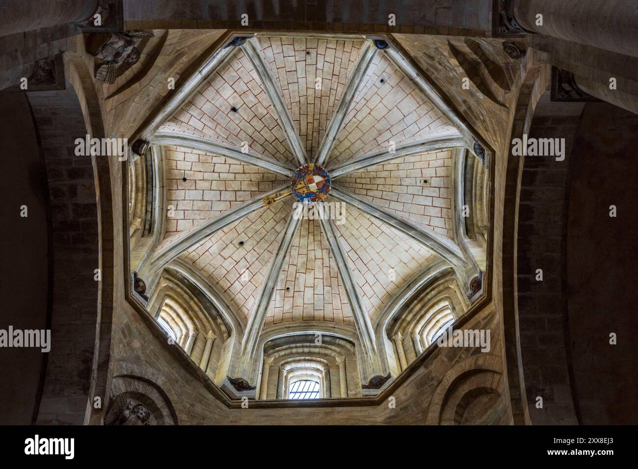 France, Aveyron, Conques, labeled Les Plus Beaux Villages de France ...