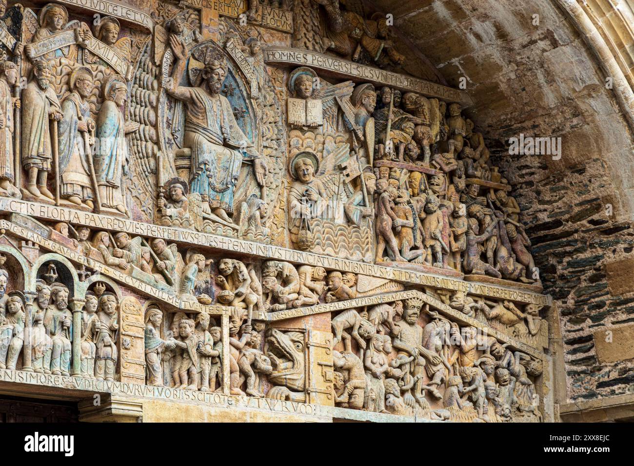France, Aveyron, Conques, labeled Les Plus Beaux Villages de France ...