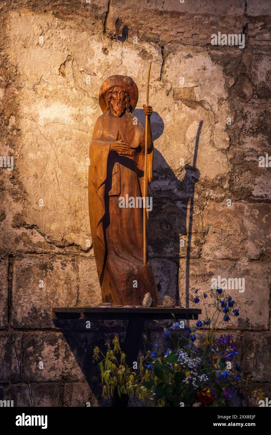 France, Aveyron, Conques, labeled Les Plus Beaux Villages de France ...