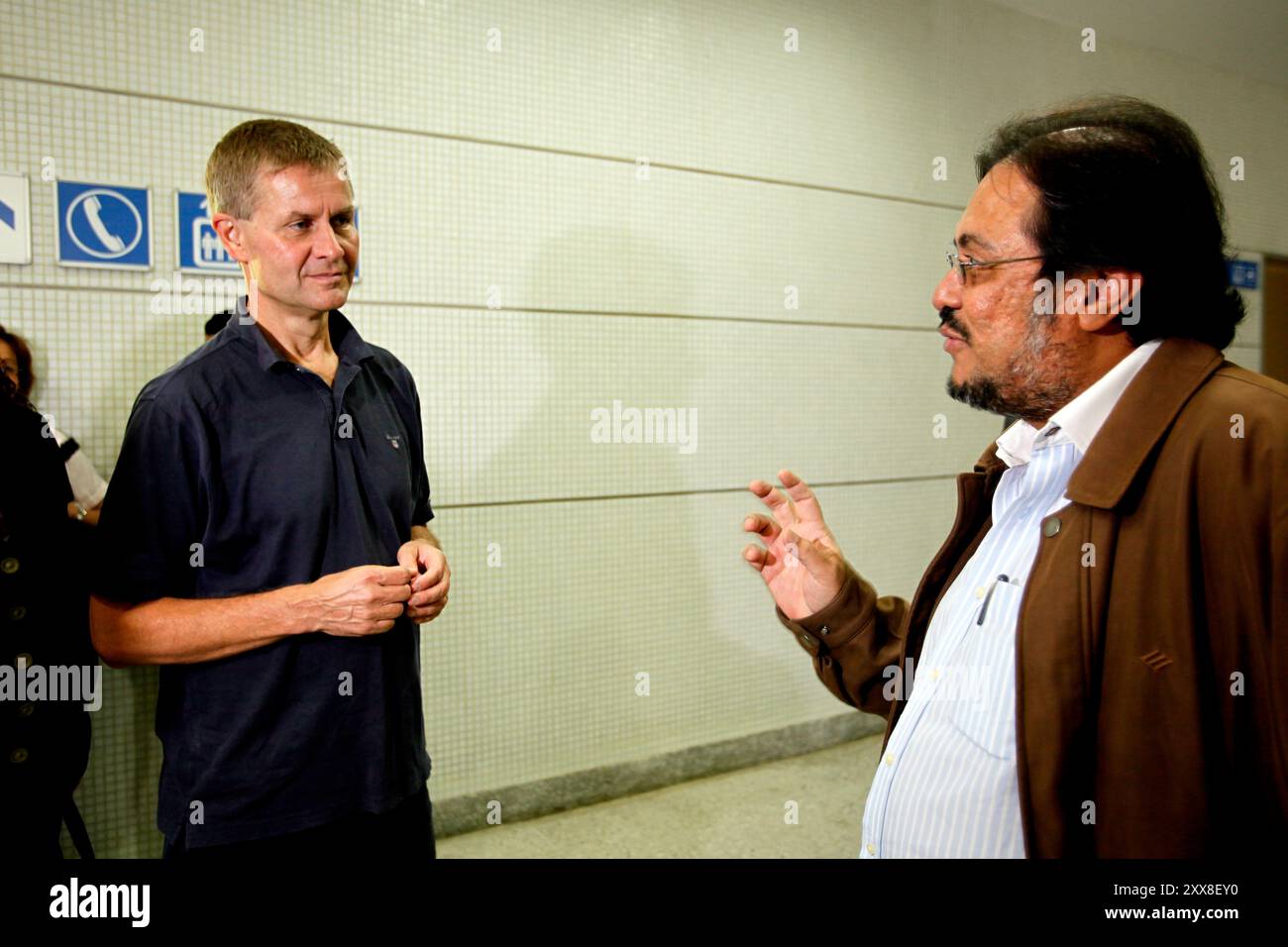 Two separate worlds revelaed when overcrowded hospitals are contrasted ...