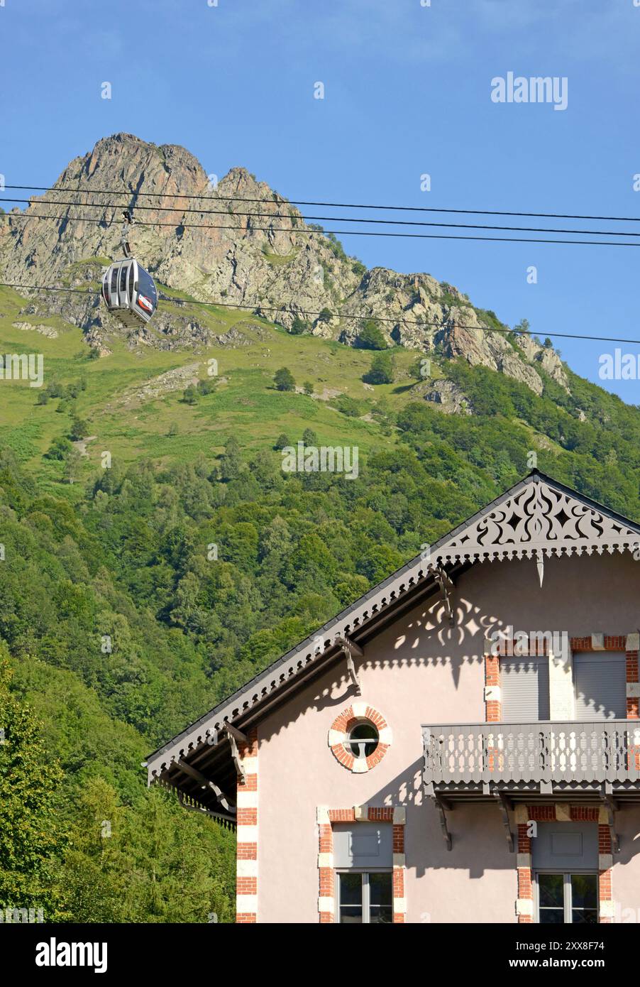 France, Hautes-Pyrénées, Cauterets, The town is a spa resort listed as ...