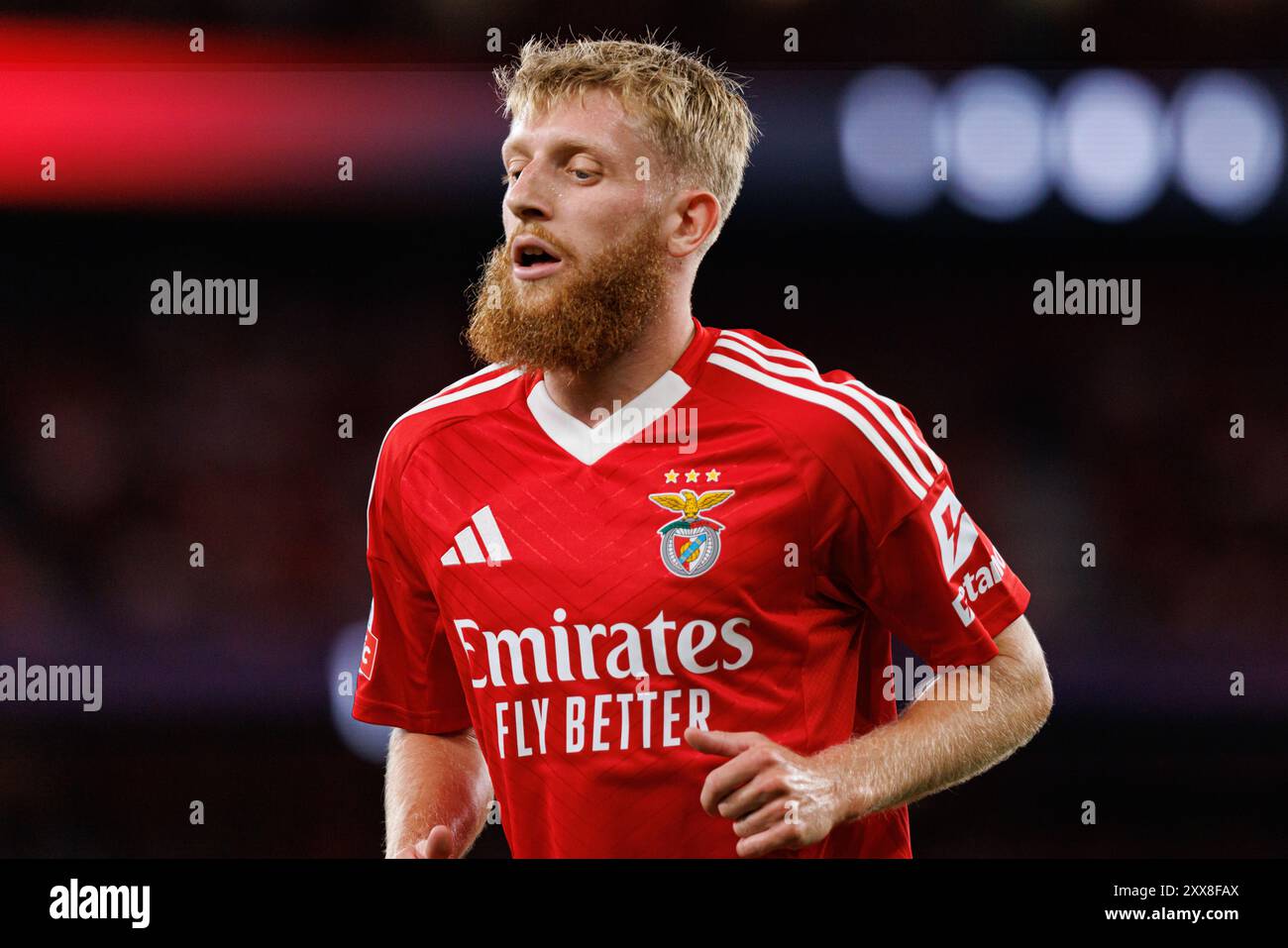 Jan-Niklas Beste seen during Liga Portugal game between teams of SL ...