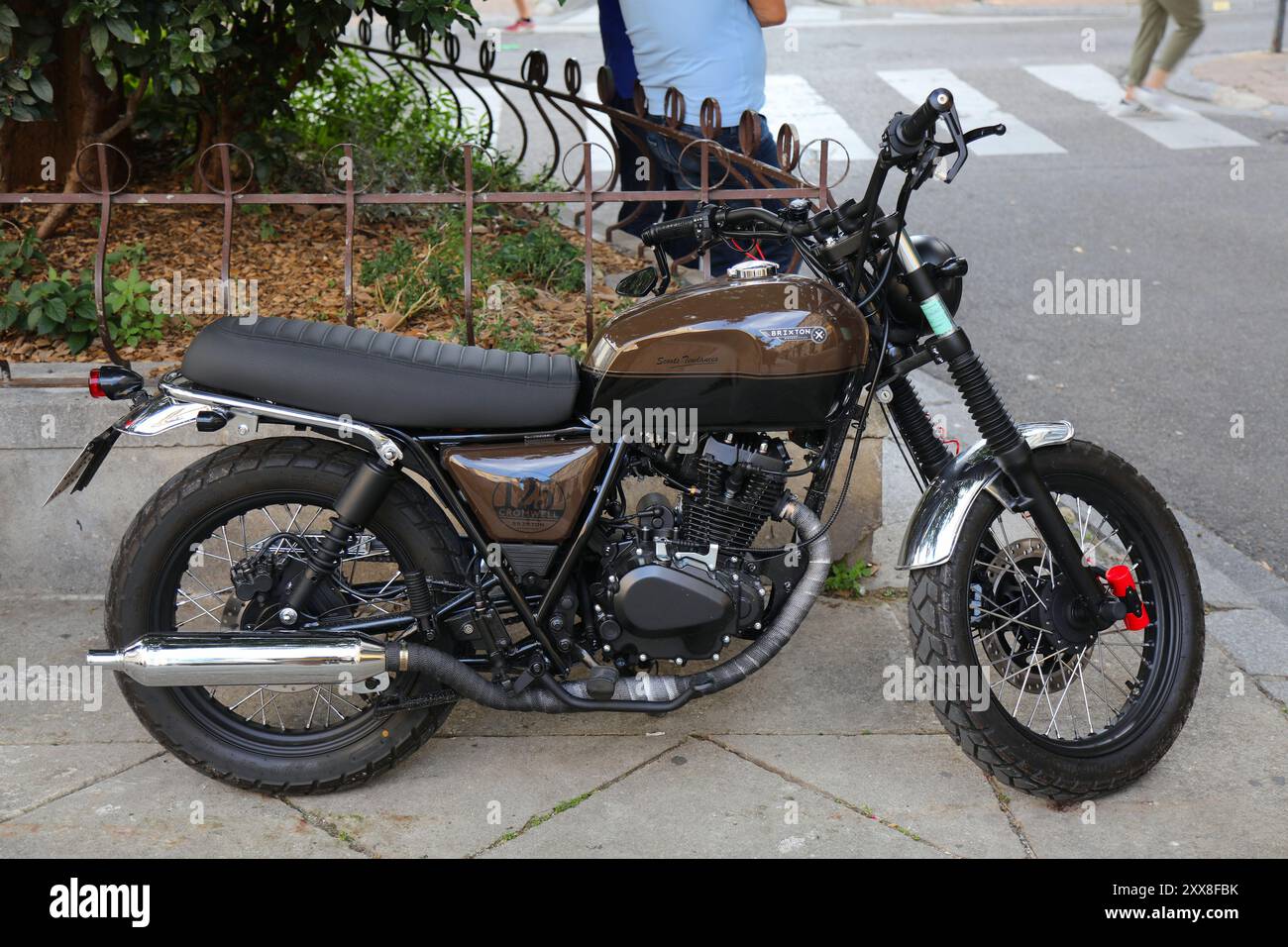 AVIGNON, FRANCE - SEPTEMBER 30, 2021: Brixton Motorcycles motorbike ...