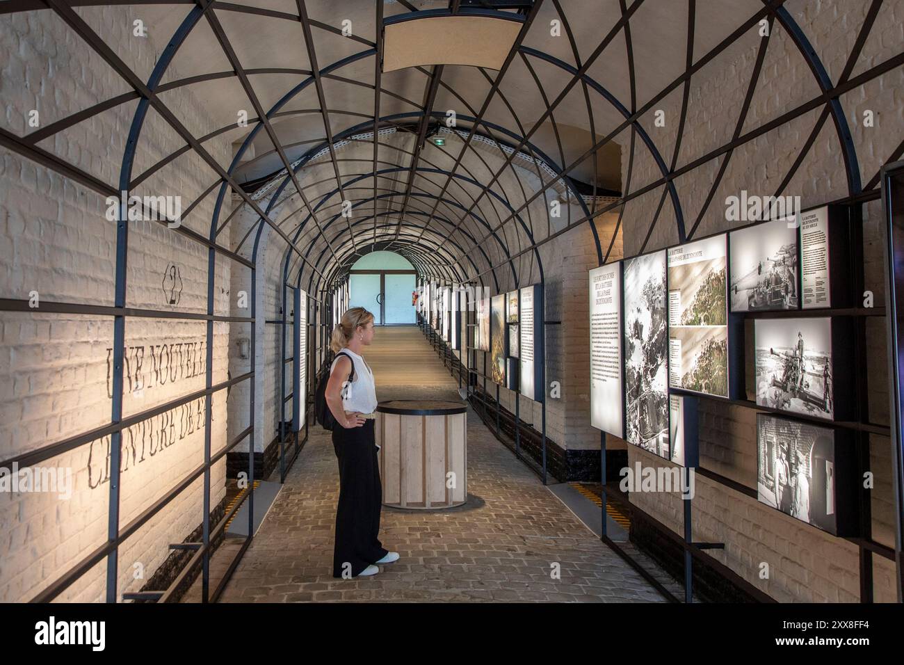 France, Nord, surroundings of Dunkirk, Leffrinckoucke, Maginot line ...