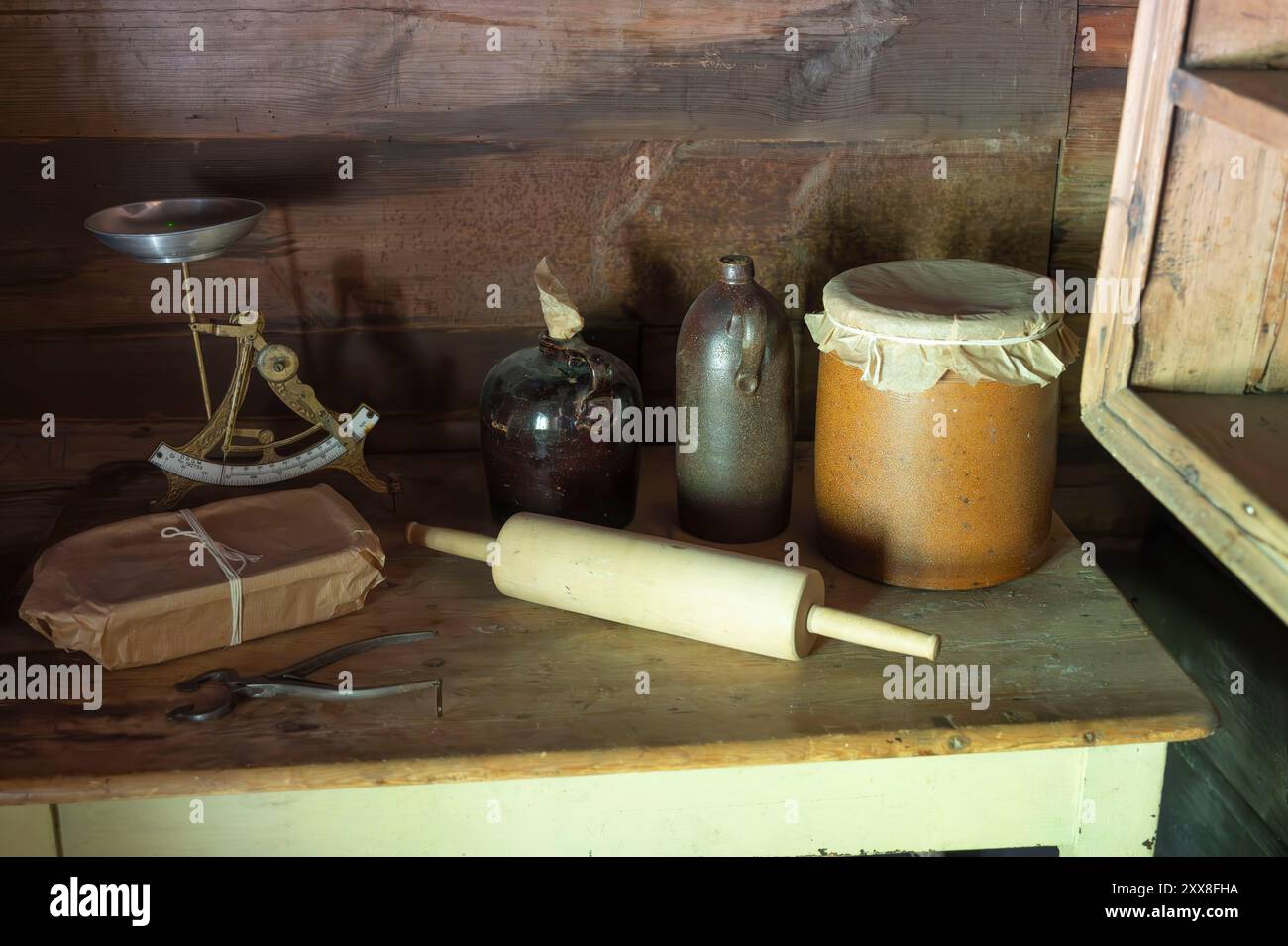Norway, Oslo, Bygdoy, museum of Norwegian folklore, inside a ...