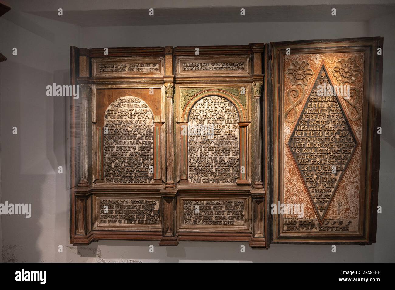Norway, Oslo, Bygdoy, museum of Norwegian folklore, religious art ...