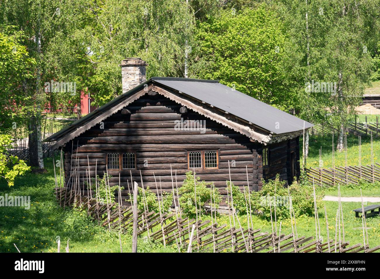 Norway, Oslo, Bygdoy, museum of Norwegian folklore, traditional house ...