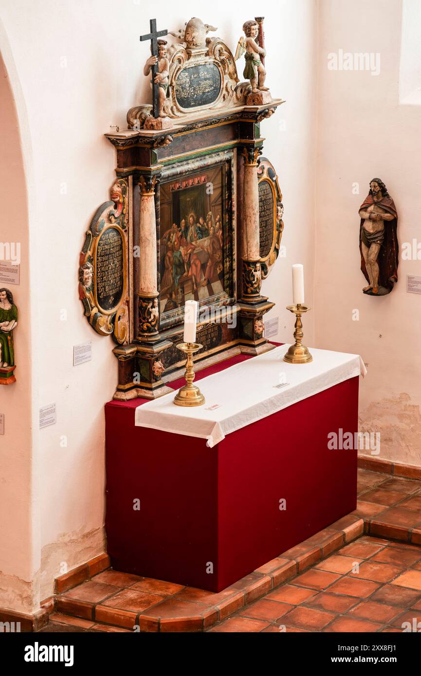 Norway, Oslo, Bygdoy, museum of Norwegian folklore, religious art ...