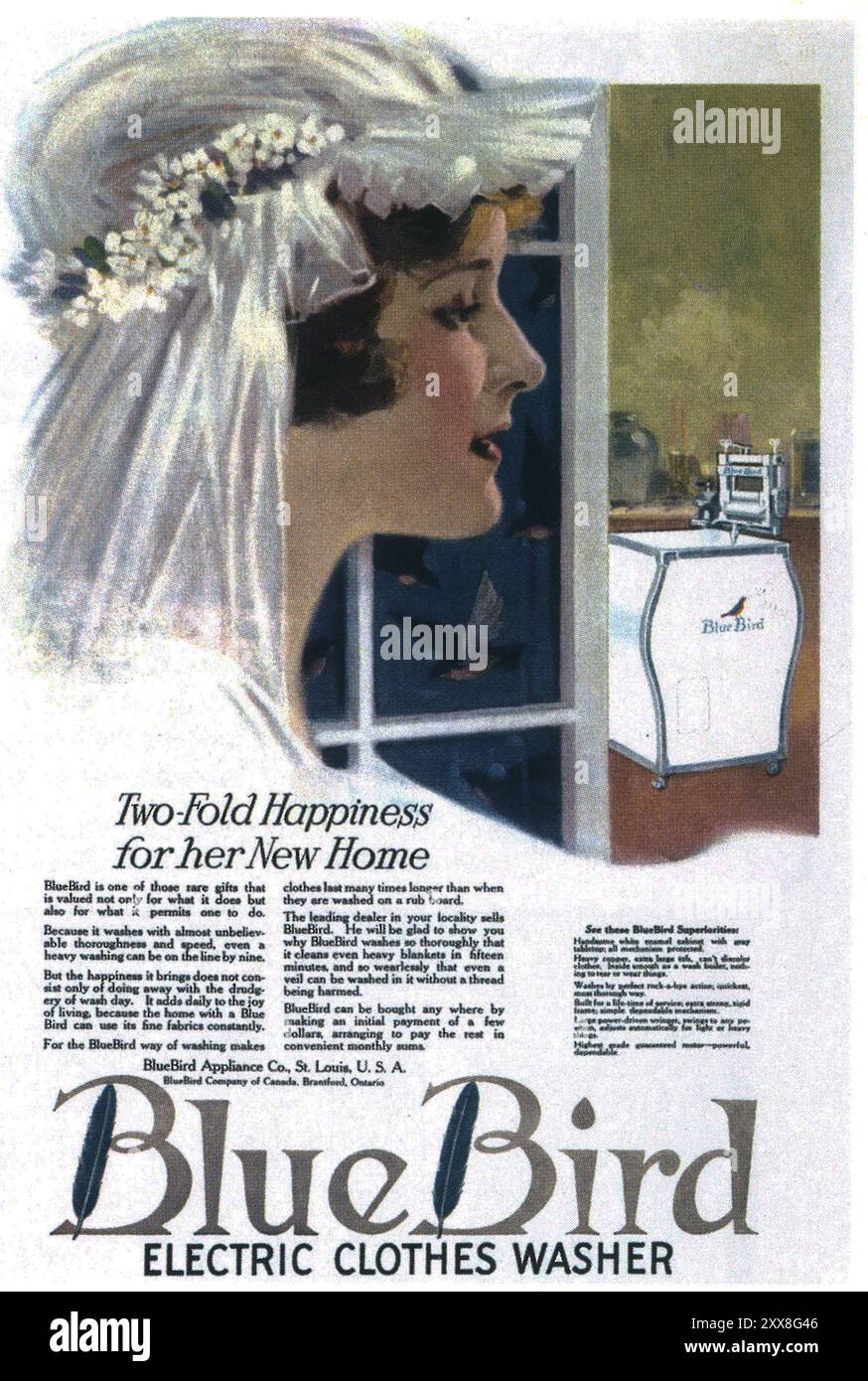 1920s washing machine advertisement hi-res stock photography and images ...