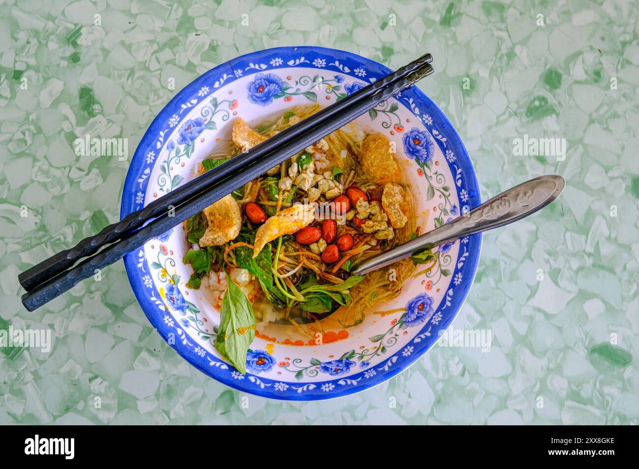 Vietnam, Hue, Cha vietnamese soup Bun Hen Stock Photo - Alamy