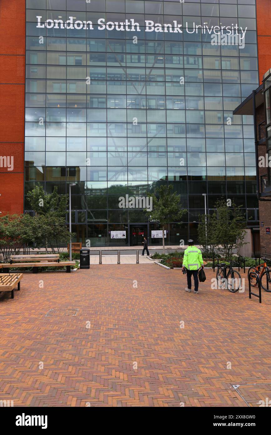 LONDON, UK - JULY 8, 2024: London South Bank University campus in the ...