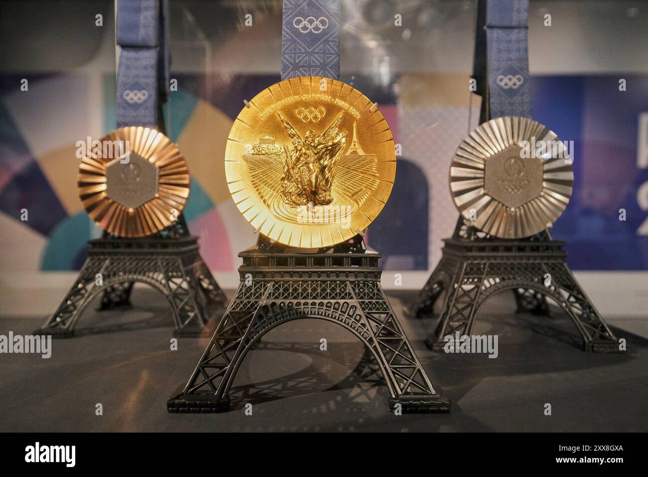 Switzerland, Canton of Vaud, Lausanne, the Olympic museum in the district of Ouchy, Paris ...