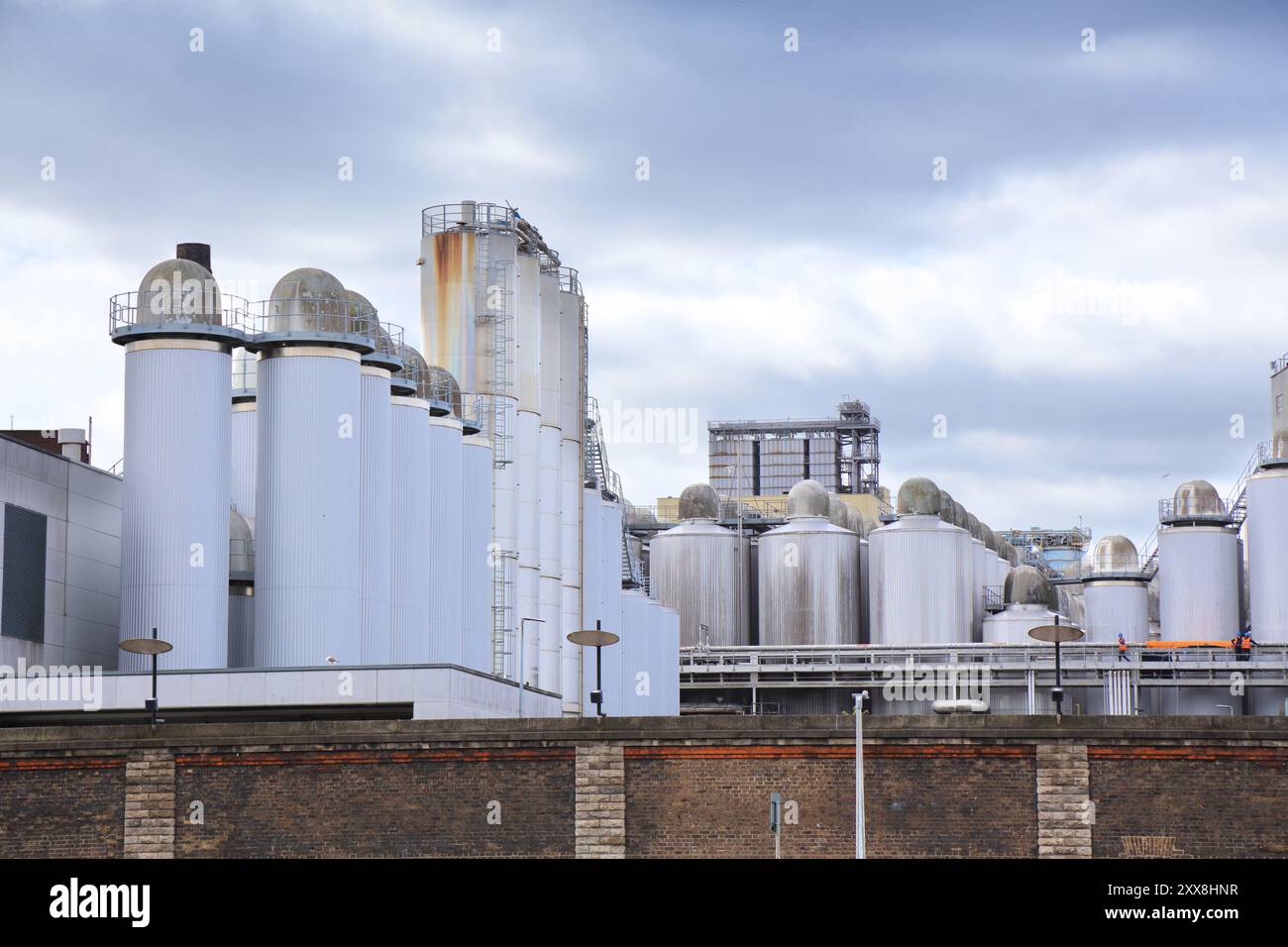 Brewery in Dublin, Ireland. Food and beverage manufacturing industry ...