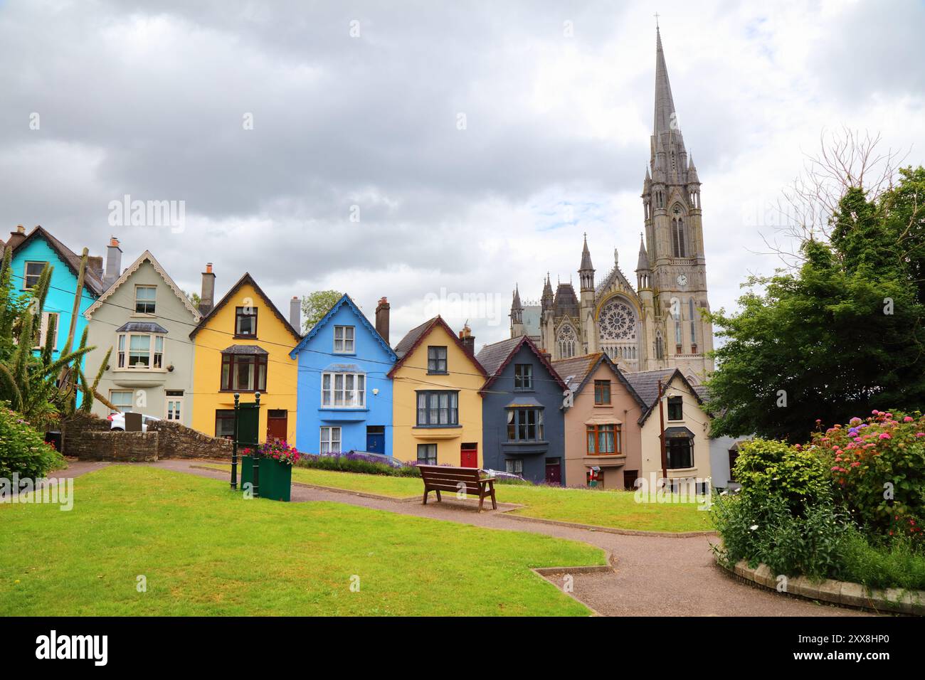 Cobh in county Cork, Ireland. Colorful Irish town. Deck of Cards ...