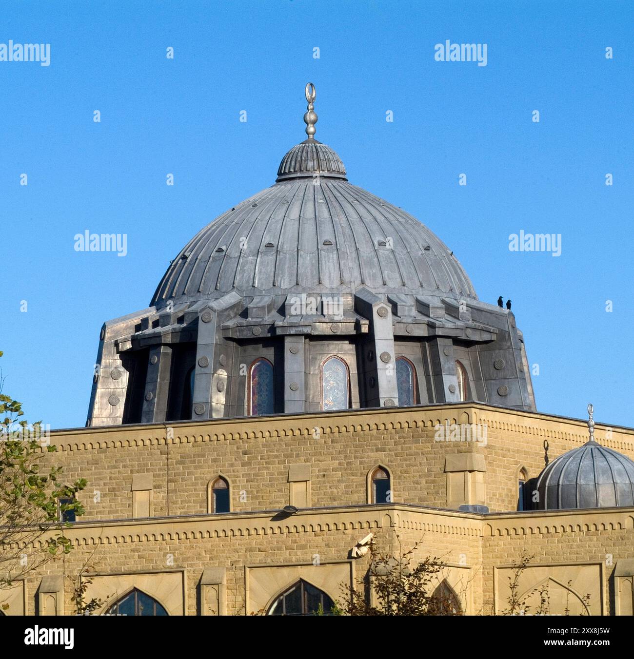 Central Mosque, City of Bradford, west Yorkshire, northern England, UK ...