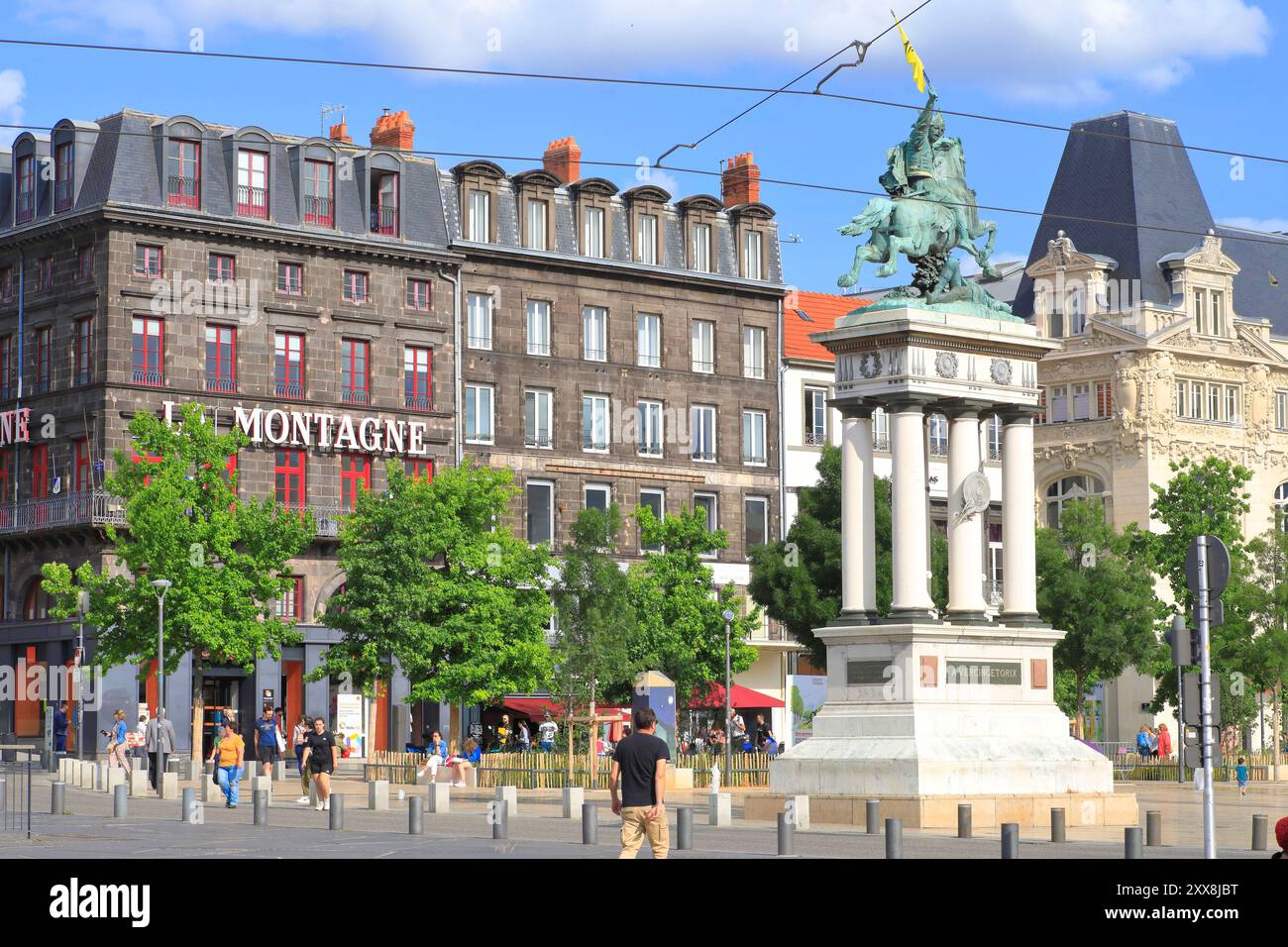 France, Puy de Dome, Clermont Ferrand, Place de Jaude with the ...