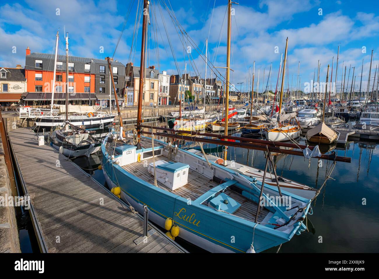 France, Cotes d'Armor, Paimpol, the port Stock Photo - Alamy
