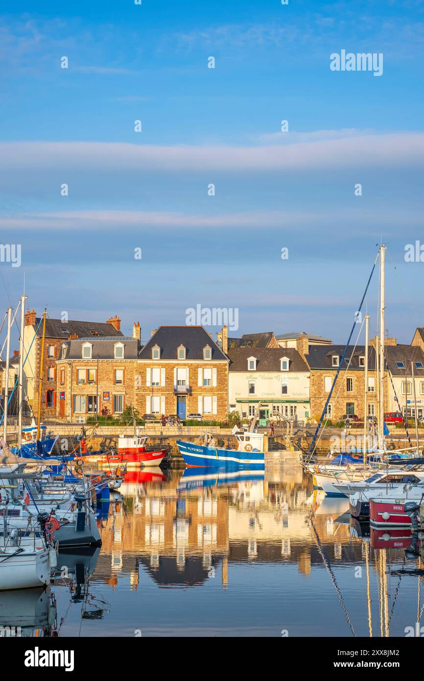 France, Cotes d'Armor, Paimpol, the port Stock Photo - Alamy