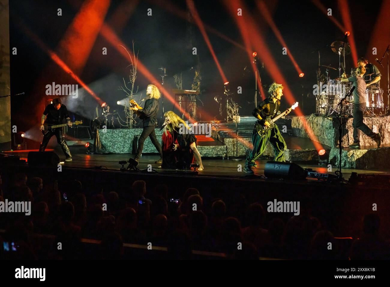 Oslo, Norway. 18th, August 2024. The Norwegian folk rock band Gate ...
