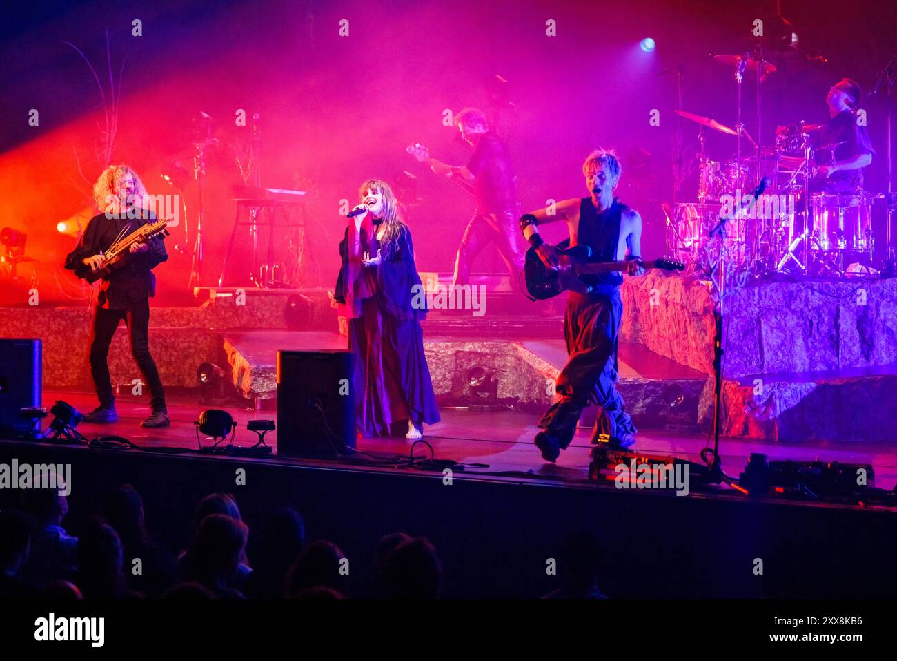Oslo, Norway. 18th, August 2024. The Norwegian folk rock band Gate ...