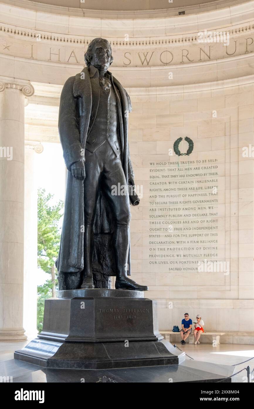 United States, Washington DC, Jefferson Memorial, Thomas Jefferson ...