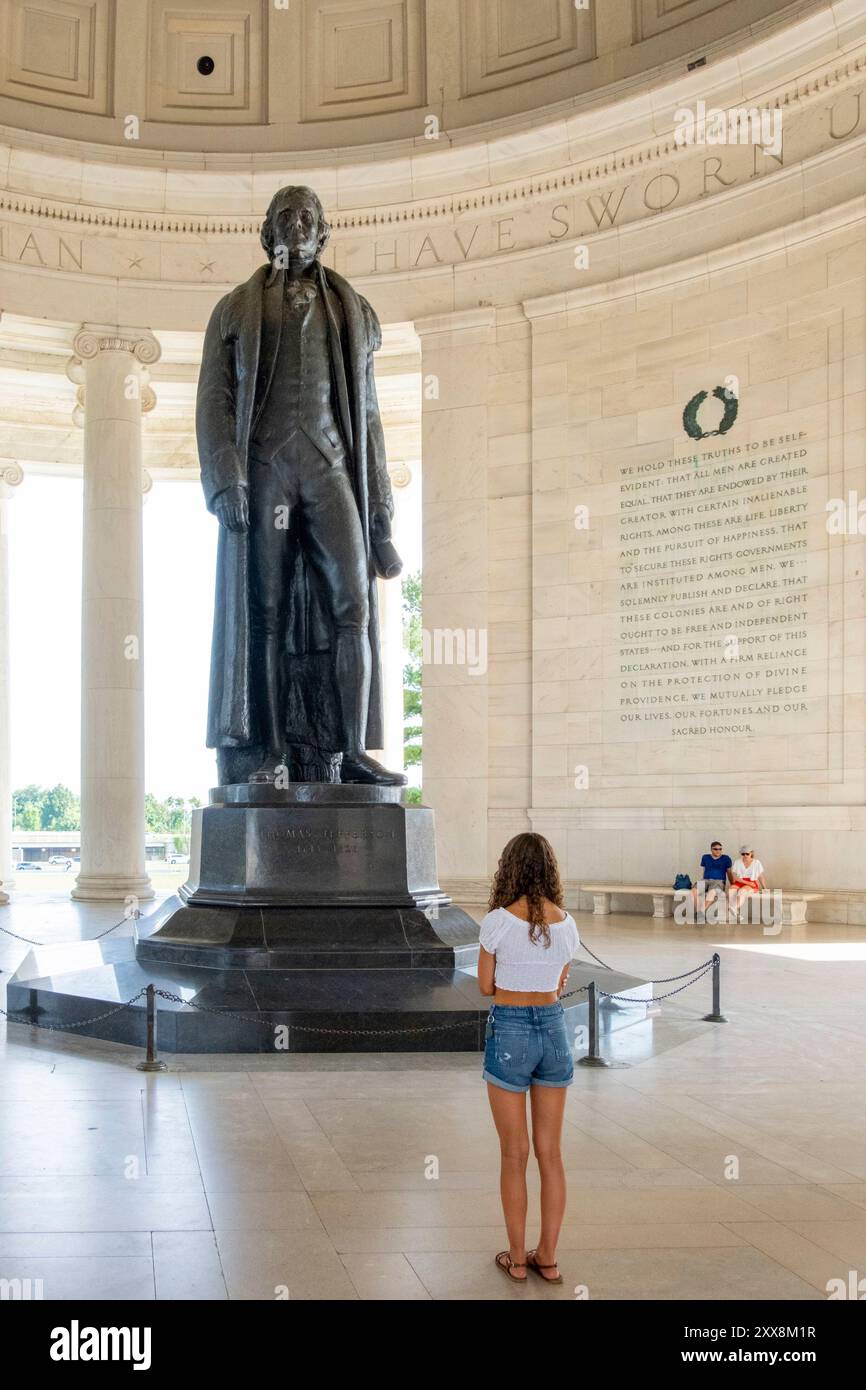 United States, Washington DC, Jefferson Memorial, Thomas Jefferson ...