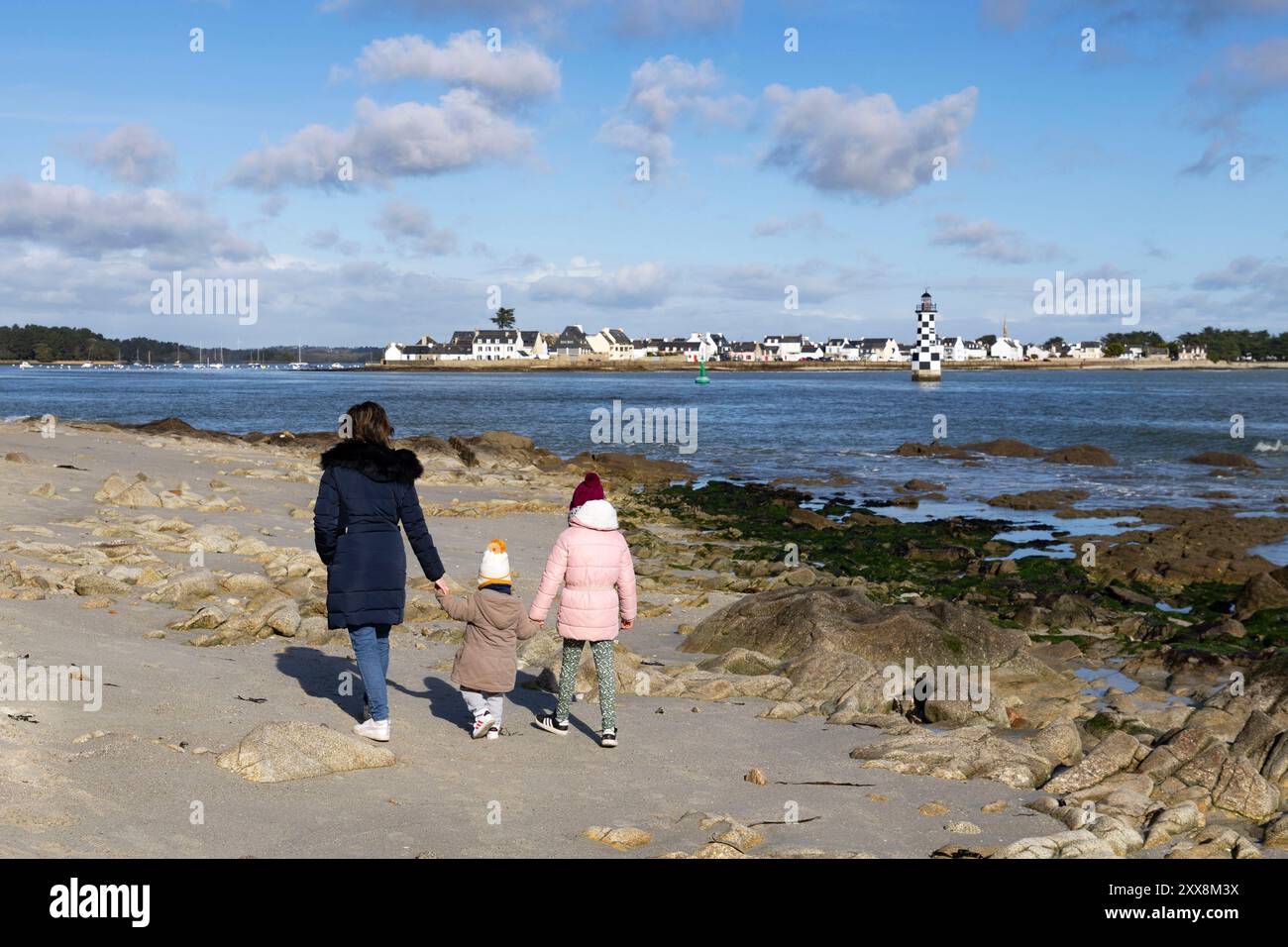Perdrix lighthouse loctudy brittany france hi-res stock photography and images - Alamy