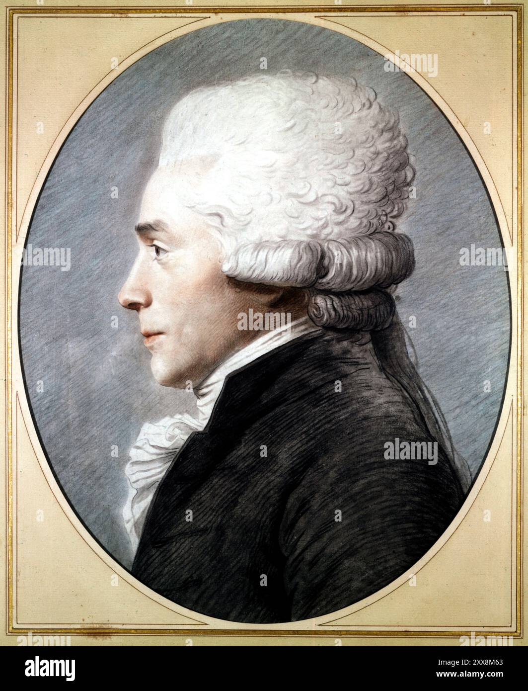 Portrait of Maximilien Robespierre (1758 - 1794) by Joseph Boze (1744 ...