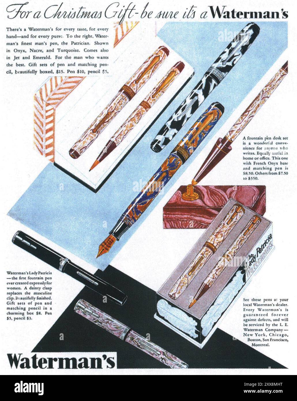 Advertisement waterman pens hi-res stock photography and images - Alamy Advertisement waterman pens hi-res stock photography and images - Alamy