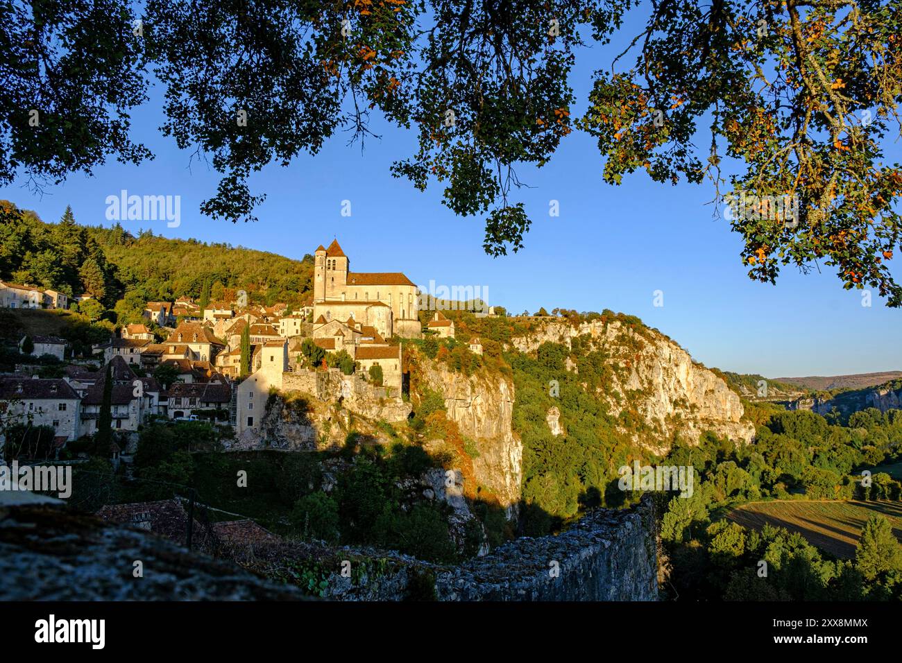 France, Lot, Quercy, Saint-Cirq-Lapopie, labelled one of the most ...