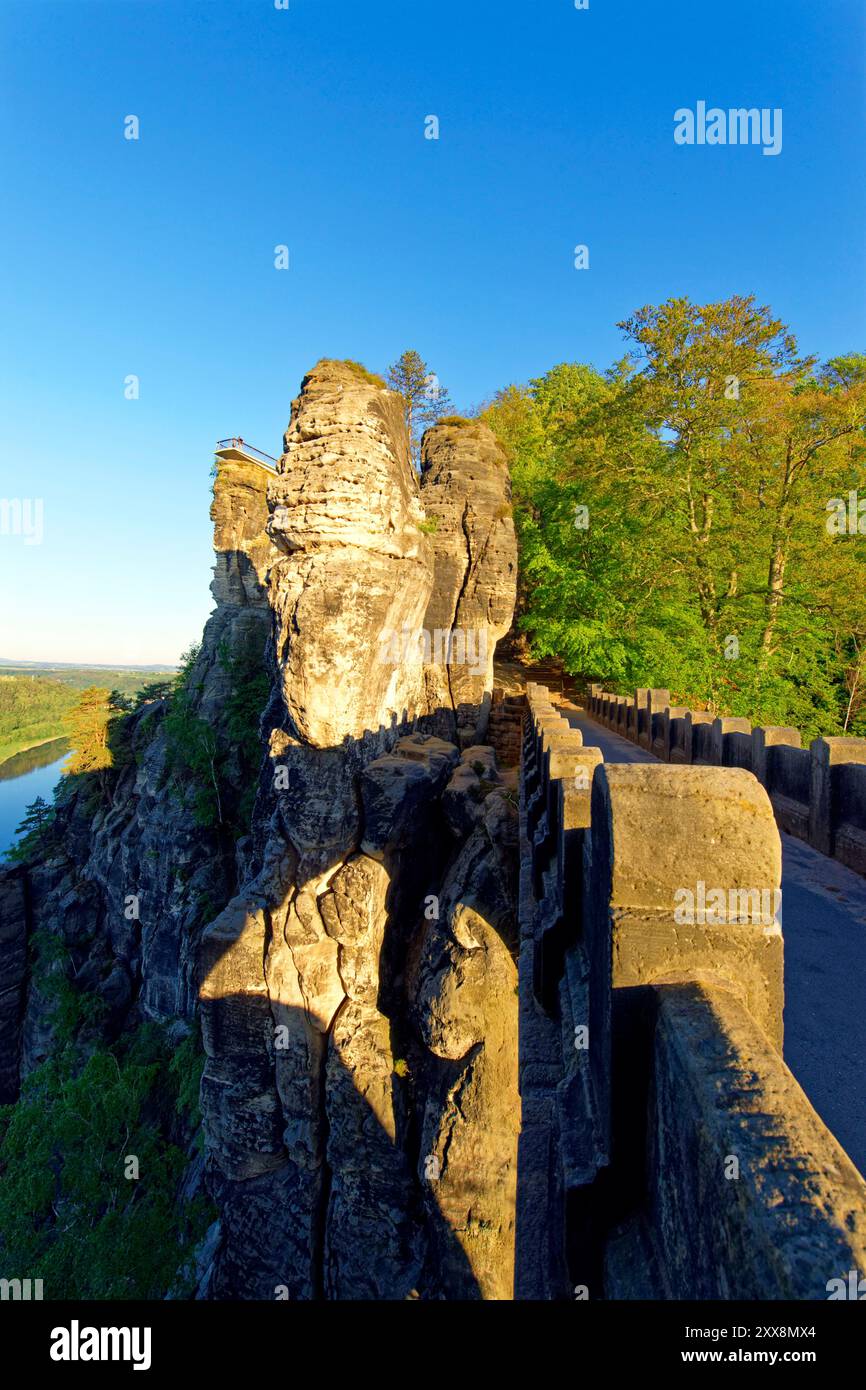 Germany, Saxony, Swiss Saxony, Swiss Saxony national park, Elbe valley ...