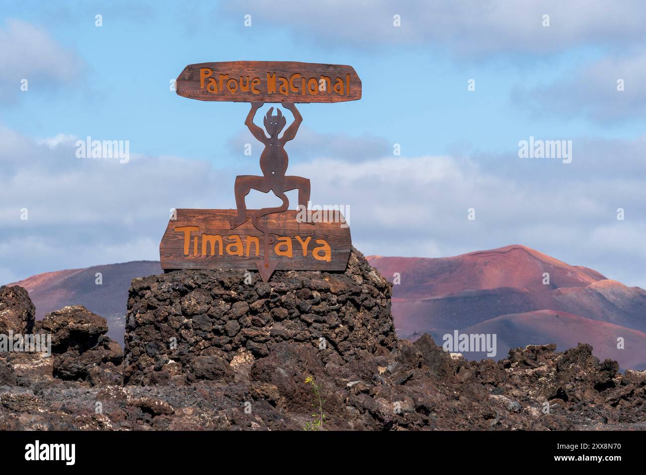 Spain, Canary Islands, Island of Lanzarote, Yaiza, Timanfaya National ...