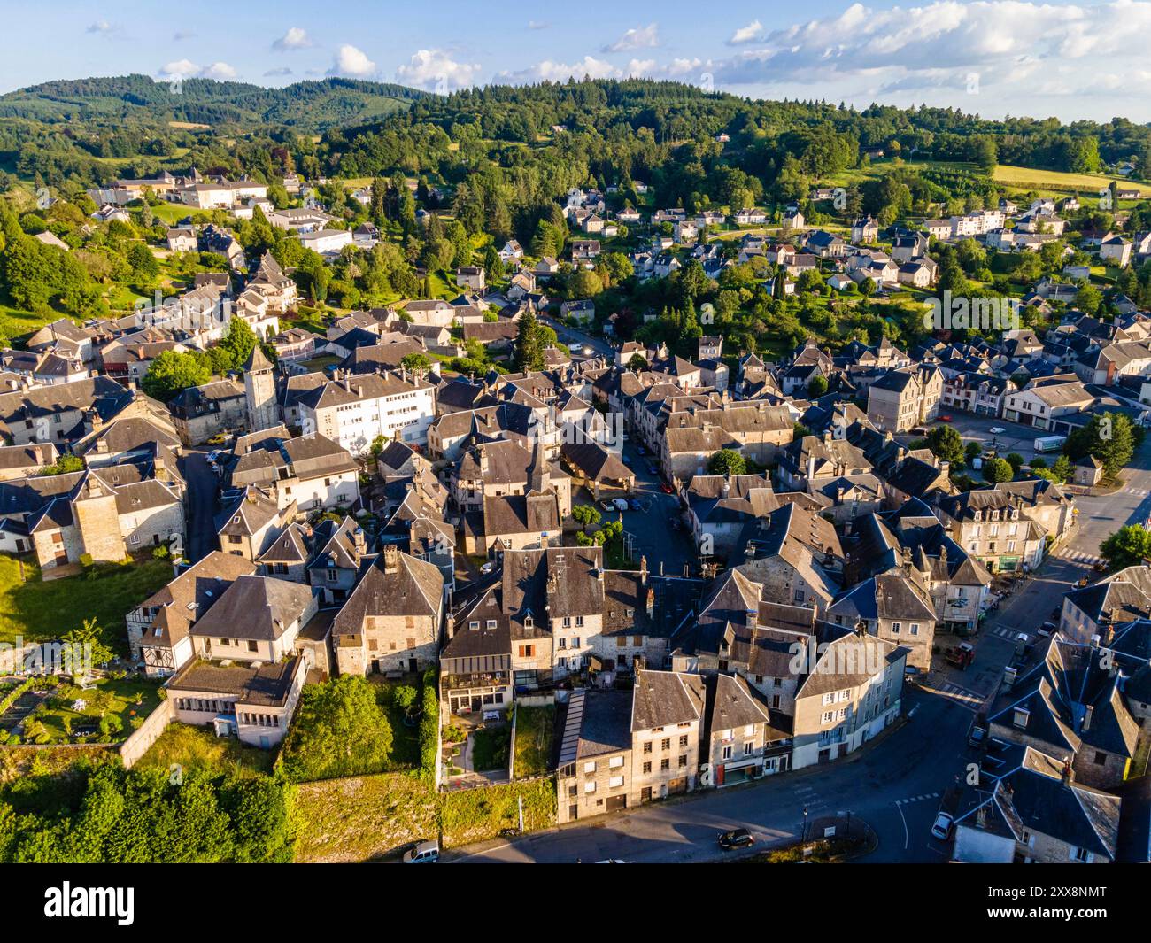 France, Correze, Treignac, Parc Naturel Regional de Millevaches ...