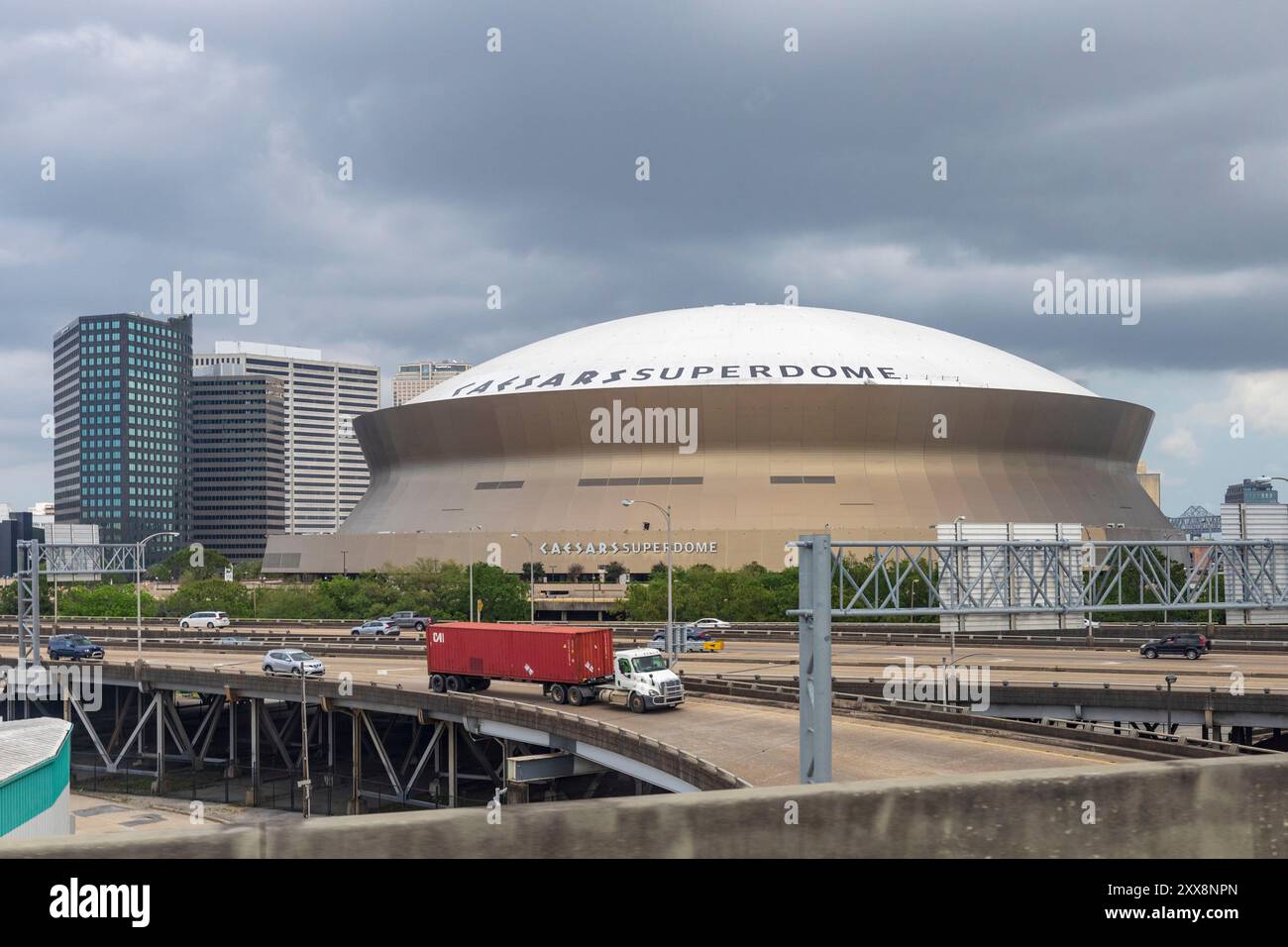 United States, Louisiana, New Orleans, the superdome Stock Photo - Alamy