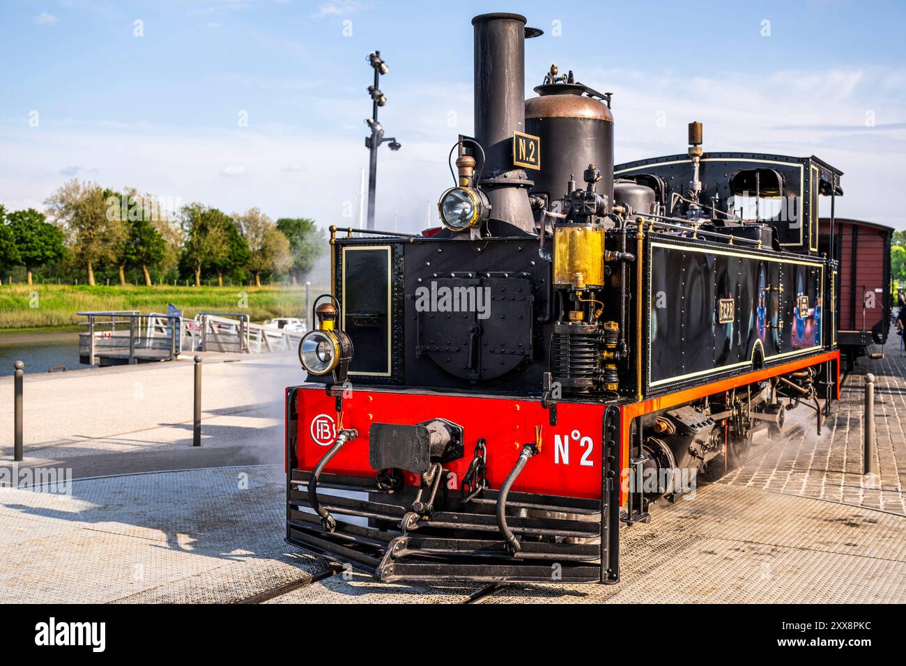 France, Somme, Bay of the Somme, Saint-Valery-sur-Somme, The little ...