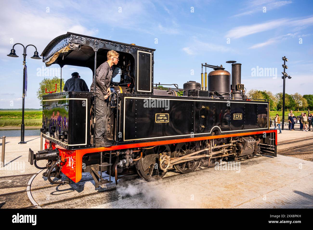 France, Somme, Bay of the Somme, Saint-Valery-sur-Somme, The little ...