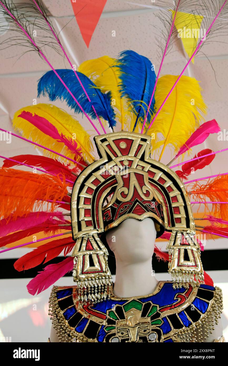 France, Haute Saone, Luxeuil les Bains, town hall, Mexican Costumes ...