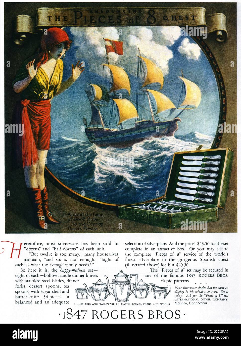 American silverware historical hi-res stock photography and images - Alamy