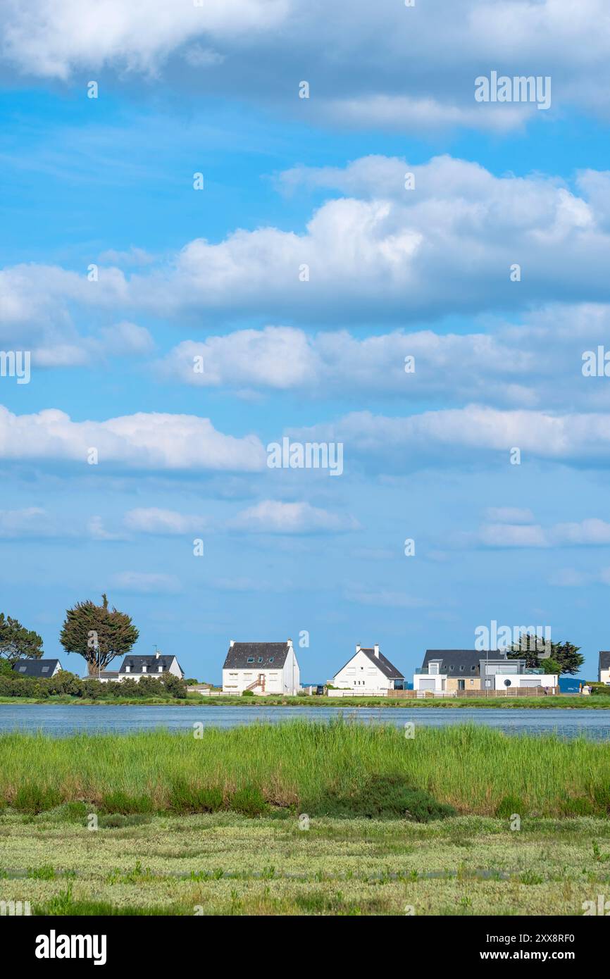 France, Morbihan, Gulf of Morbihan, Damgan, stage on the GR 34 long ...