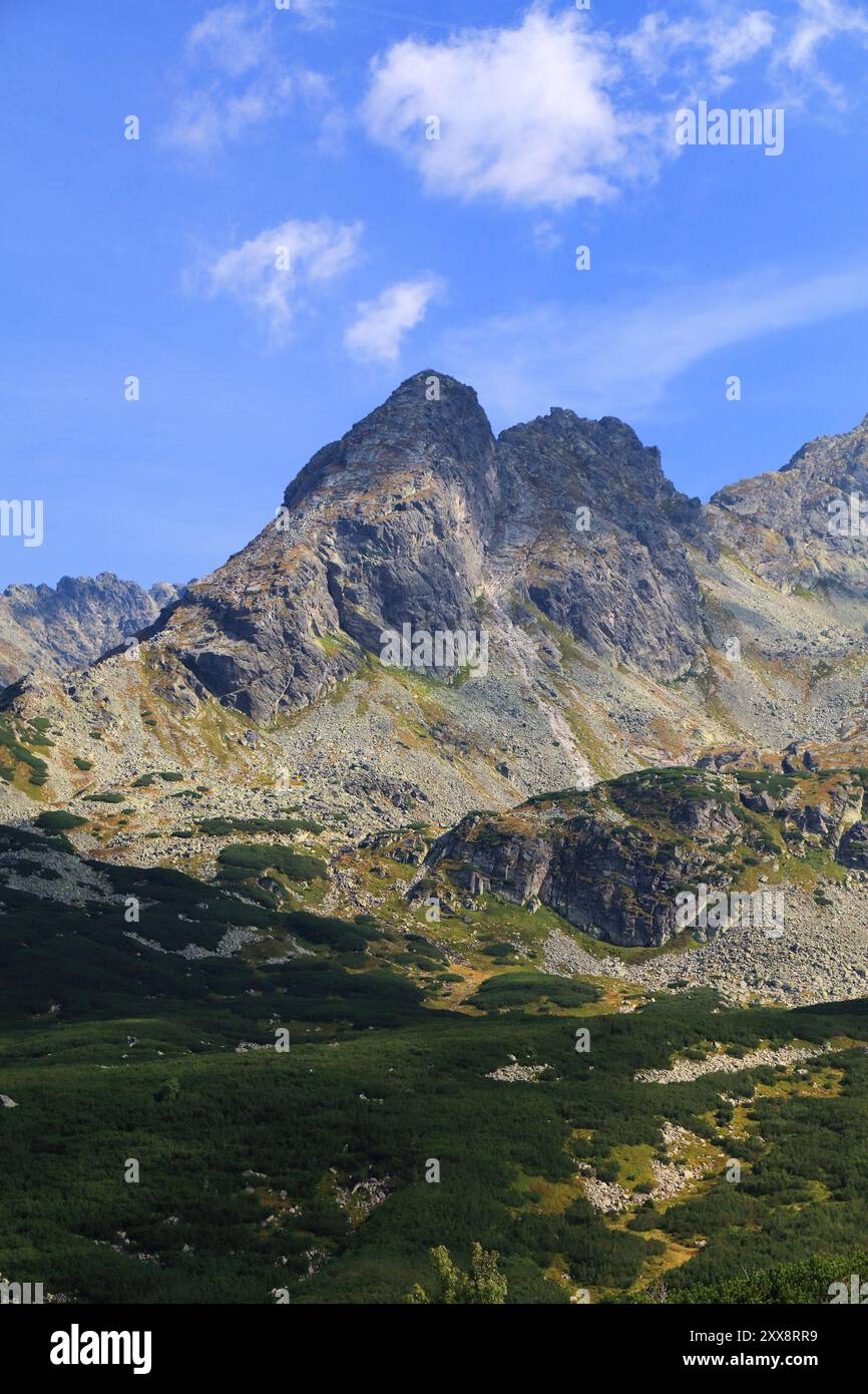 Tatry mountains in Poland. Koscielec mountain peak Stock Photo - Alamy
