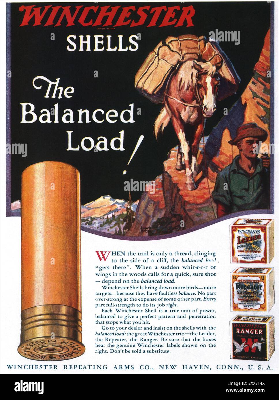 Winchester gun ads hi-res stock photography and images - Alamy