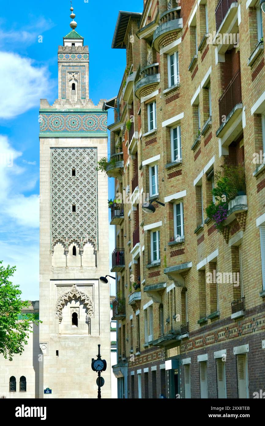 France, Paris, the Grand Mosque of Paris Stock Photo - Alamy