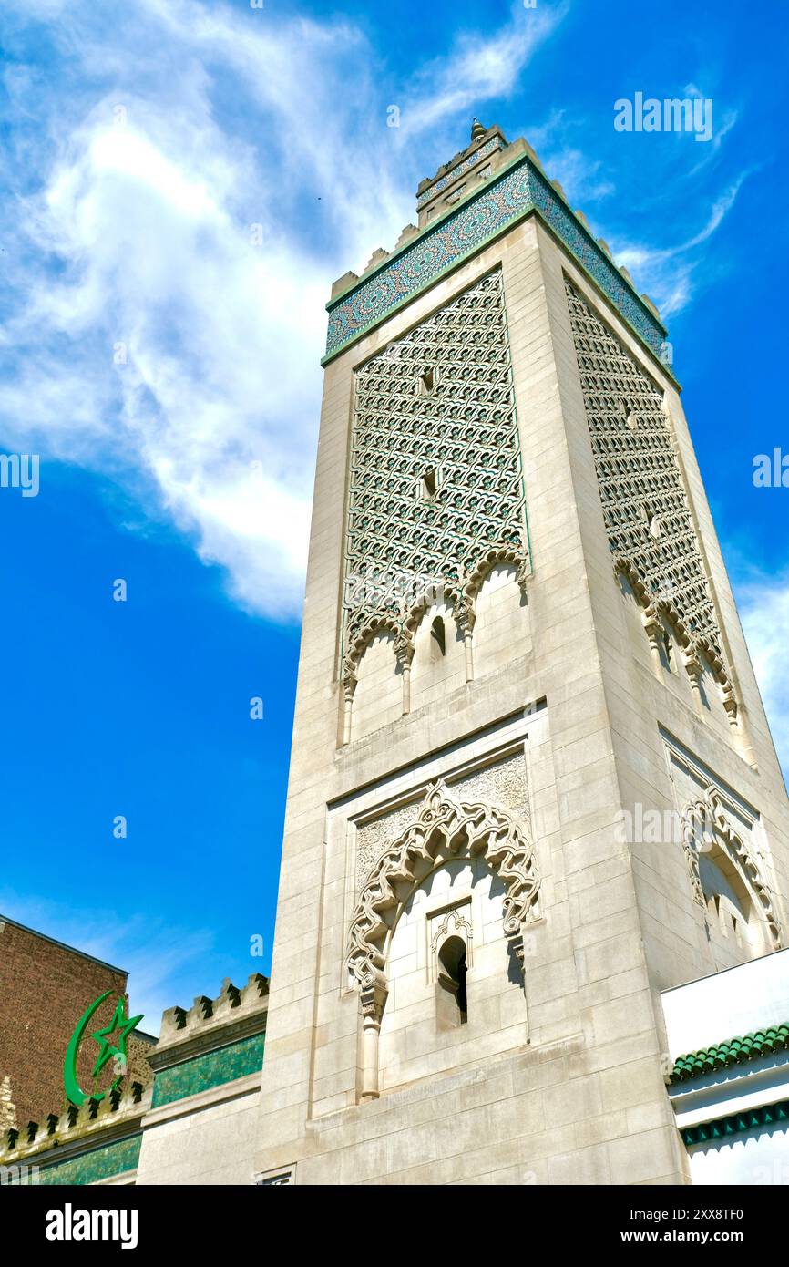 France, Paris, the Grand Mosque of Paris Stock Photo - Alamy