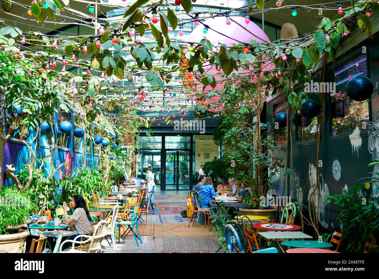 France, Paris, la Felicità, 4,500m2 restaurant housed in Station F ...