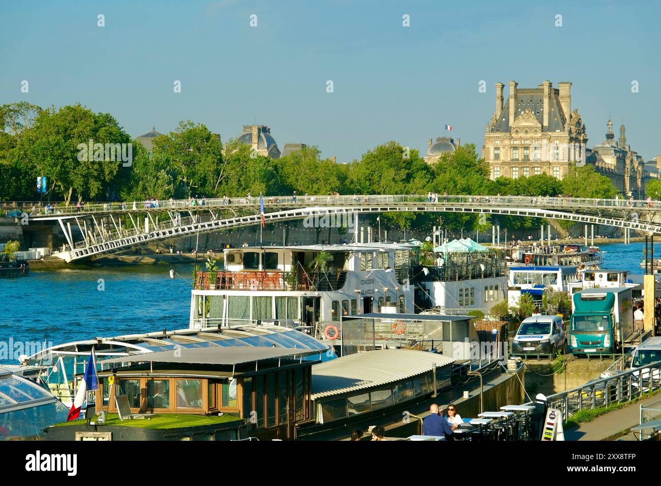 France, Paris, area listed as World Heritage by UNESCO, quays of the ...